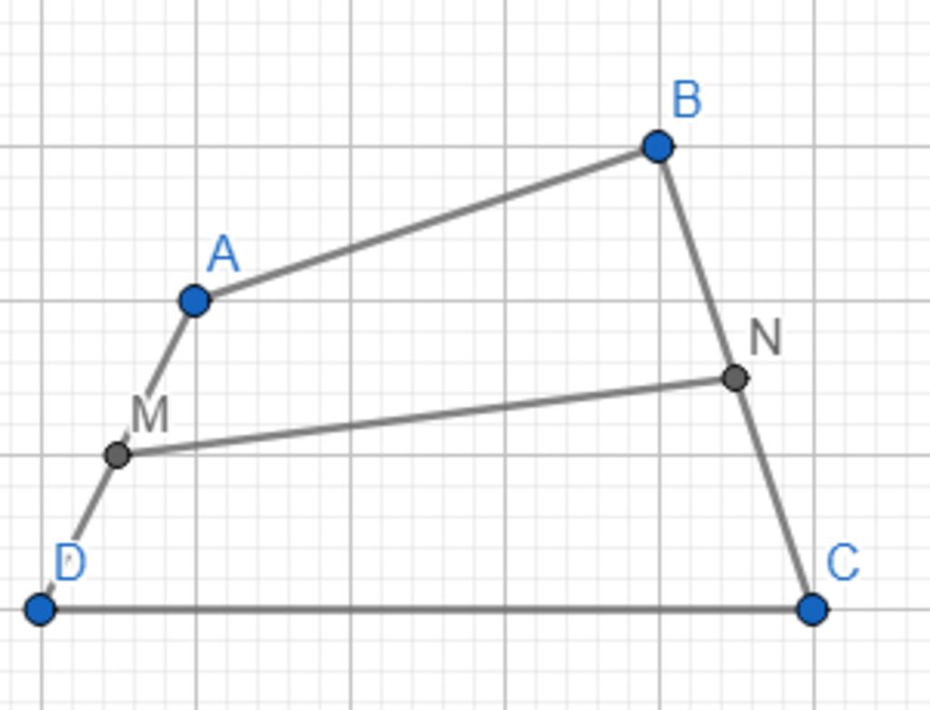 Toán Lớp 10: Cho tứ giác ABCD. Gọi M N, theo thứ tự là trung điểm của ...