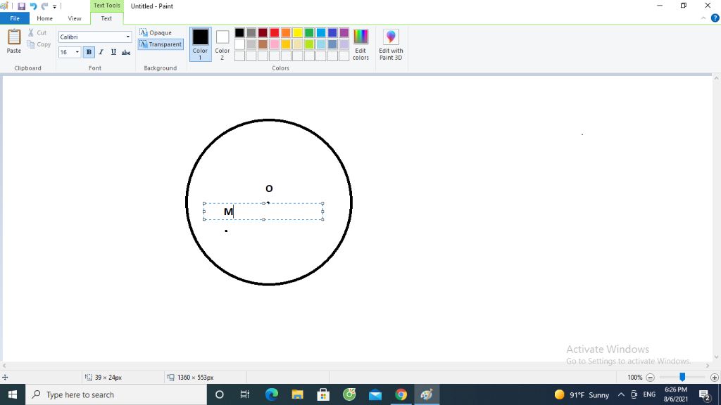 Toán Lớp 6: Cho điểm M nămg trong đường trong tâm O bán kính 4 cm khi ...