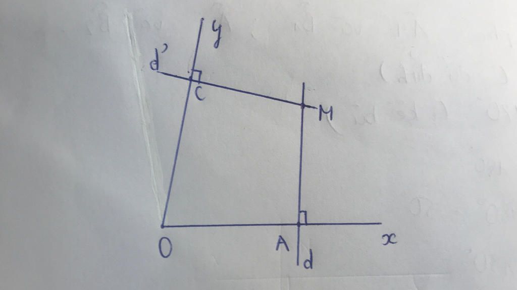 Toán Lớp 7: Vẽ góc xOy có số đo bằng 80, lấy điểm M bất kì nằm trong góc xOy. Vẽ qua M đường ...